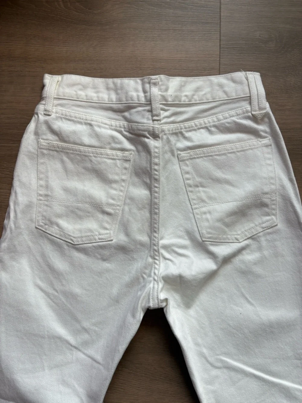 Pilgrim | Jeans | New Pilgrim White Rigid Denim Straight Leg Jeans Size ...